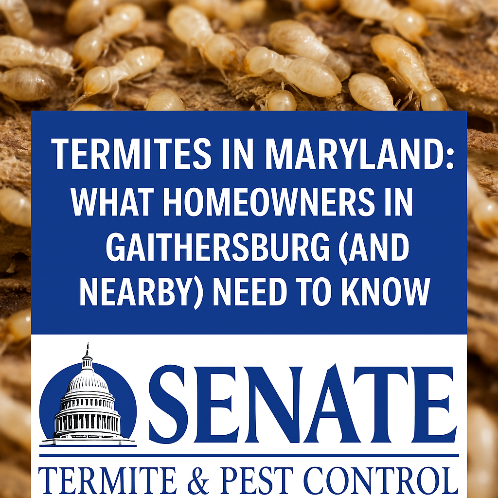 Termites in Maryland: What Homeowners in Gaithersburg (and Nearby) Need ...