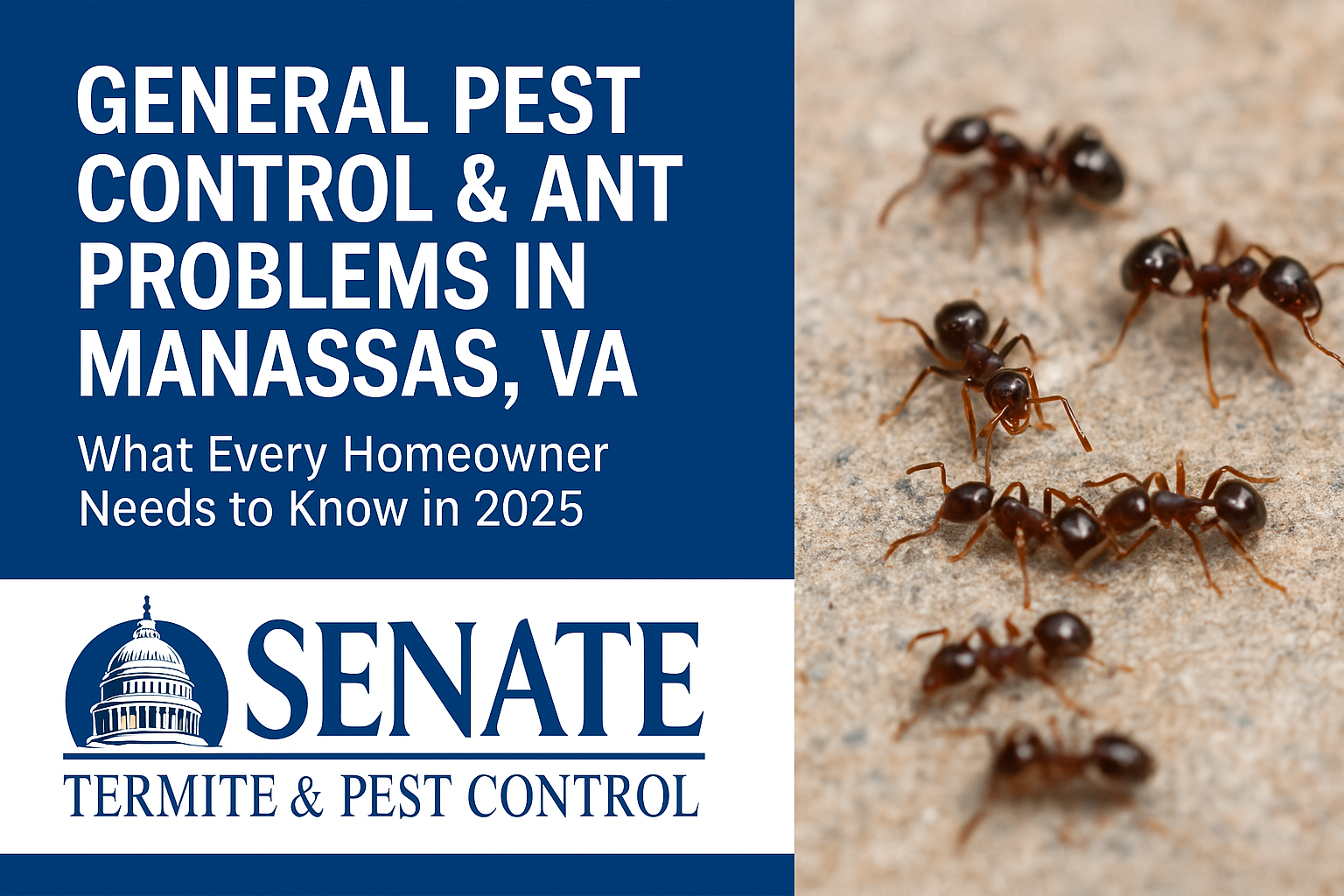 General Pest Control & Ant Problems in Manassas, VA: What Every ...